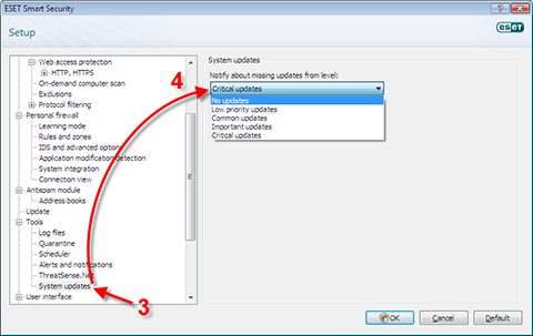 Kb2196 My Eset Icon Is Orangehow Do I Disable My Eset