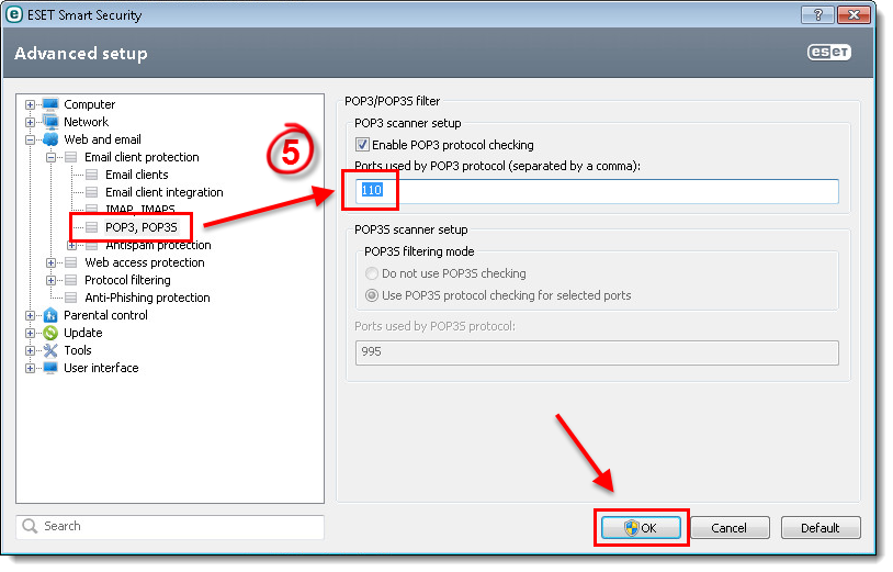 [KB2780] Disable email protection in ESET Windows home products