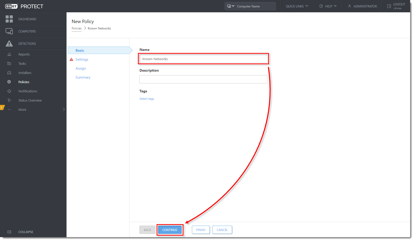 [KB8250] Configure Known Networks in Policy in ESET PROTECT or ESET ...