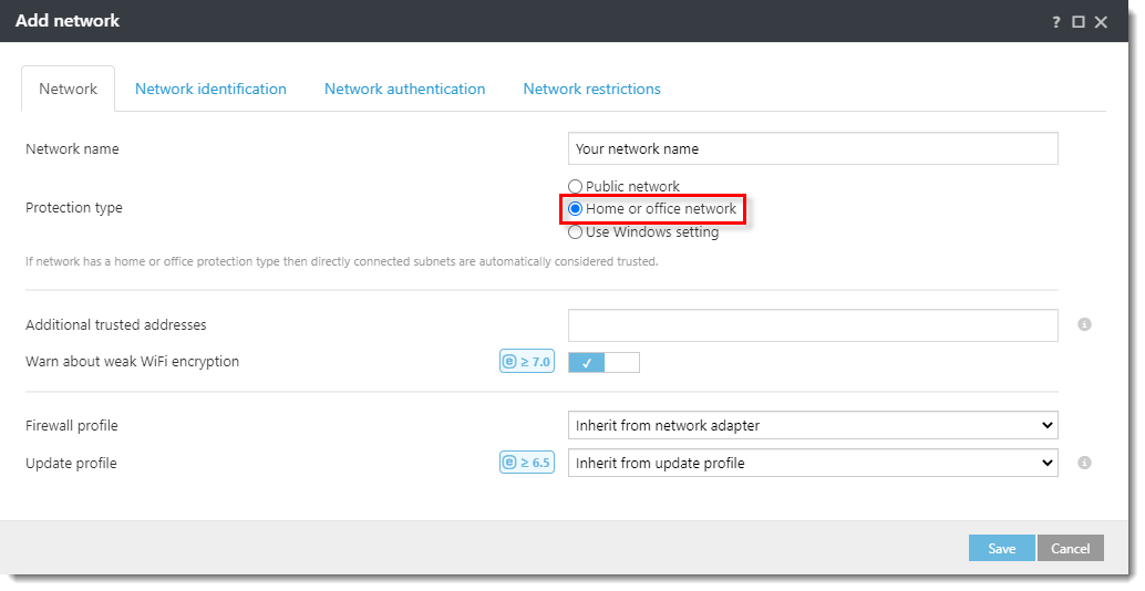 [KB8250] Configure Known Networks in Policy in ESET PROTECT or ESET ...