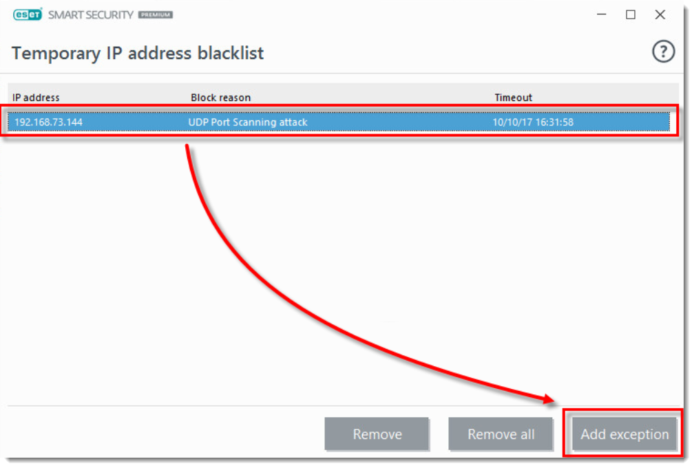 [KB6526] Add a firewall exception using the Troubleshooting wizard in ESET Windows home products