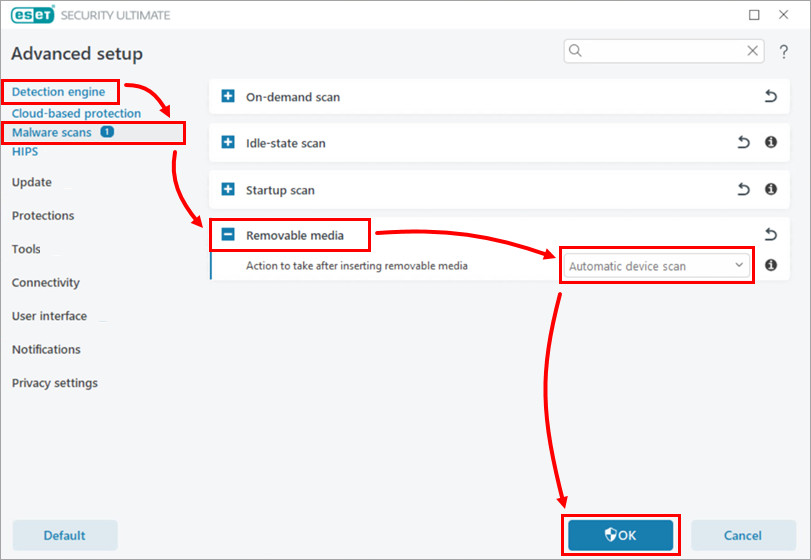 [KB2882] Automatically scan removable media devices in ESET Windows ...
