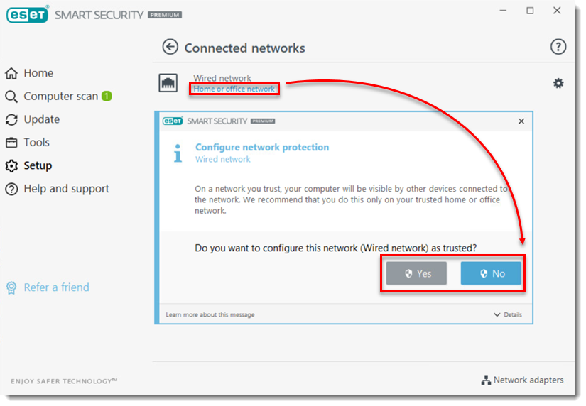 [KB3754] Change network connection firewall setting in ESET Windows ...