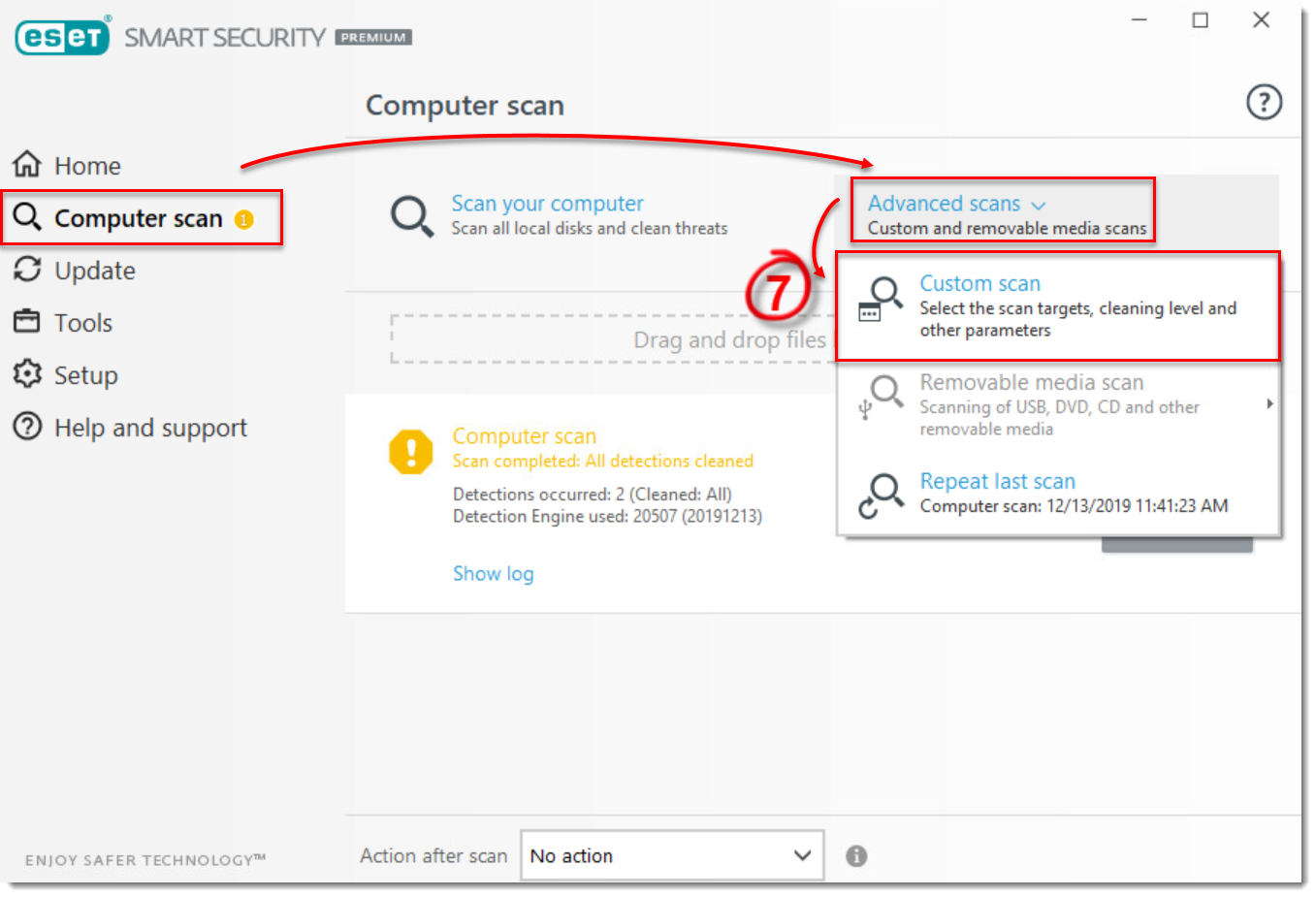 [KB2770] Create a new custom scan in ESET Windows home products