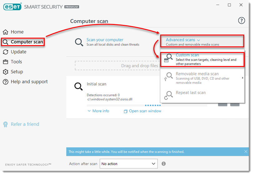 [KB2770] Create a new custom scan in ESET Windows home products