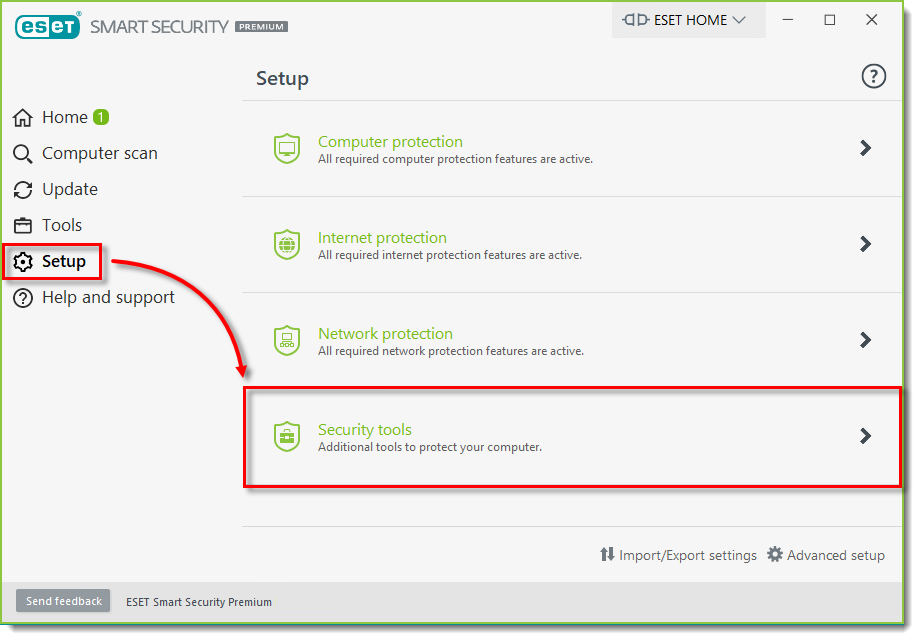 [KB3228] Disable Anti-Theft in ESET Windows home products