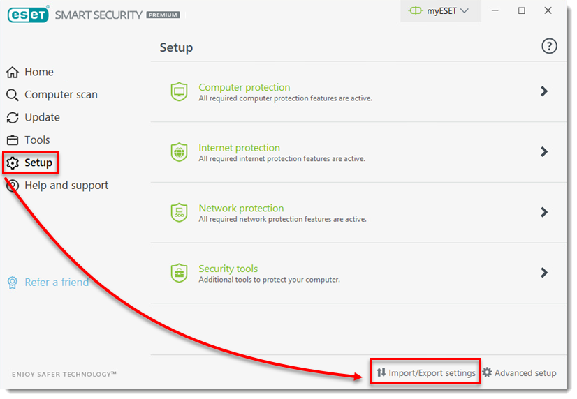 [KB5844] Repair an existing ESET installation using the setup wizard