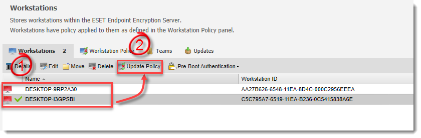 [KB7409] Modifying Workstation Policy on the ESET Endpoint Encryption ...