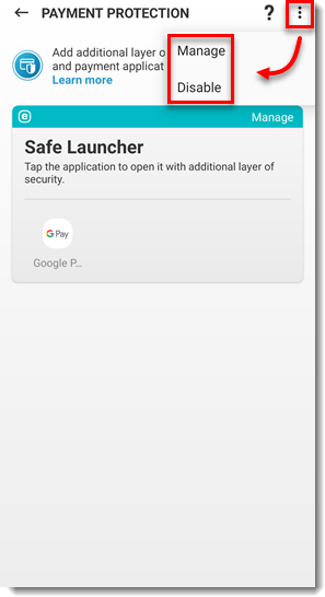[KB7538] Enable Payment Protection in ESET Mobile Security for Android
