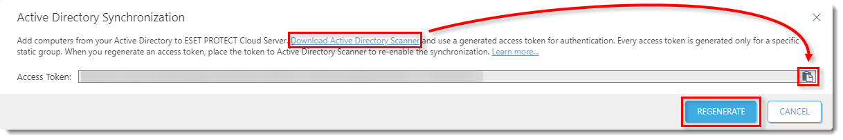 [KB7760] Active Directory Scanner in ESET PROTECT Cloud