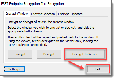 [KB8038] Manage Text Encryption on ESET Endpoint Encryption