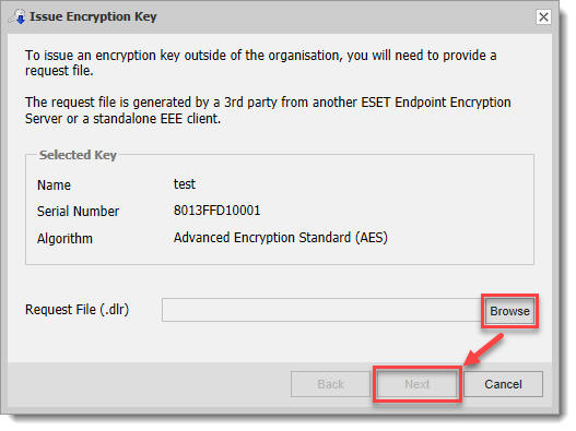 [KB8040] Transfer encryption keys to a new ESET Endpoint Encryption Server