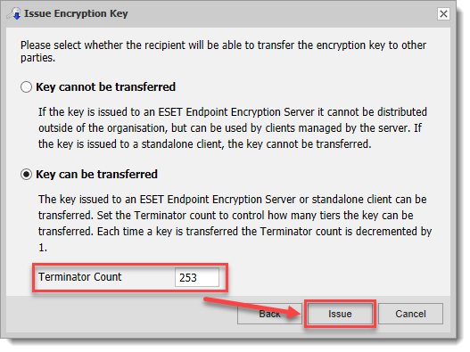 [KB8040] Transfer encryption keys to a new ESET Endpoint Encryption Server