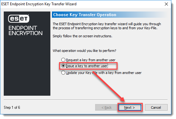 [KB8040] Transfer encryption keys to a new ESET Endpoint Encryption Server