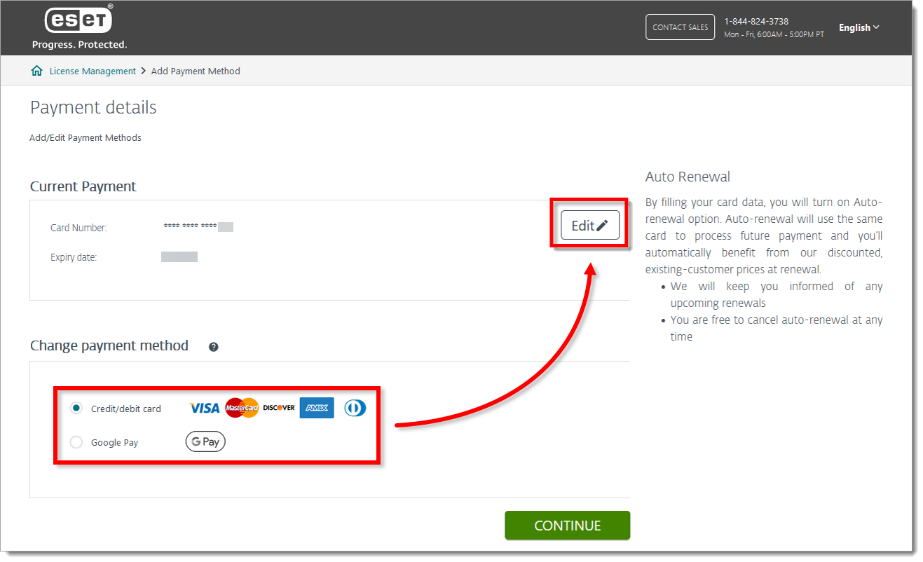 [KB6205] Manage auto-renew settings for your ESET licenses