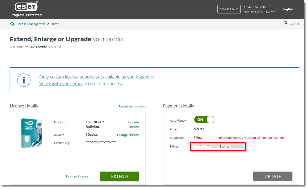 [KB6205] Manage auto-renew settings for your ESET licenses