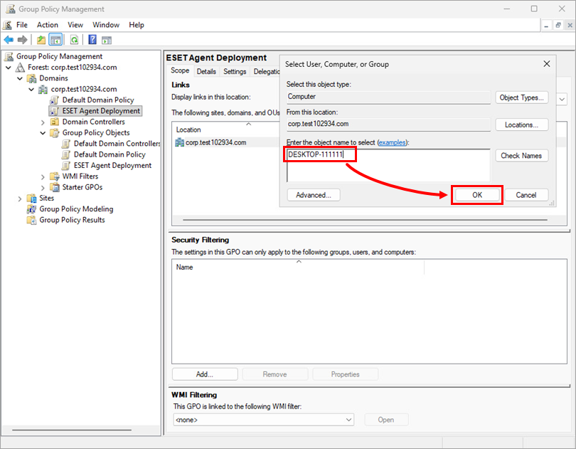 [KB6864] Deploy ESET Management Agent using Group Policy Object (Windows)