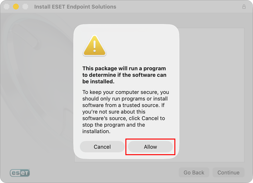 [KB6958] Install ESET Endpoint Security for macOS using ESET PROTECT ...