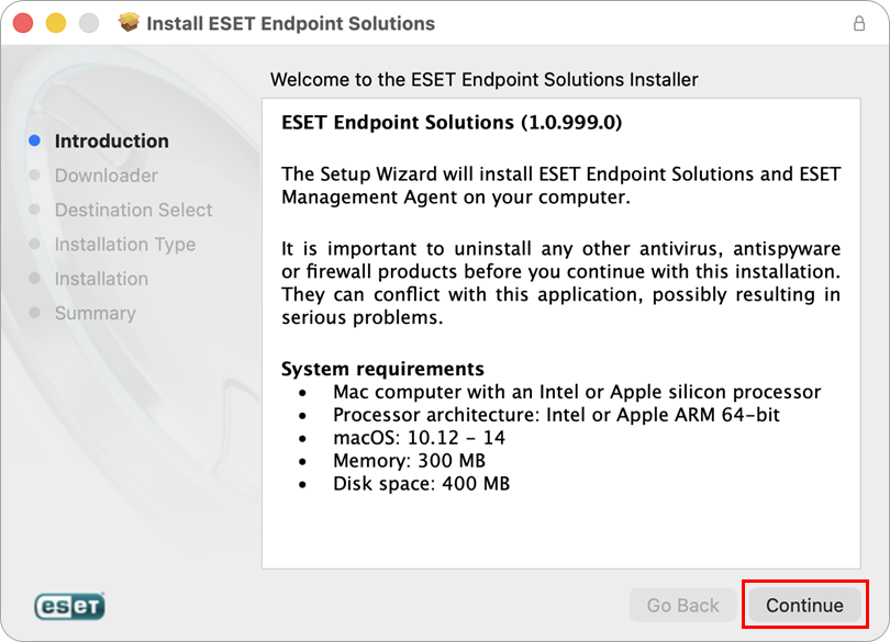 [KB6958] Install ESET Endpoint Security for macOS using ESET PROTECT ...