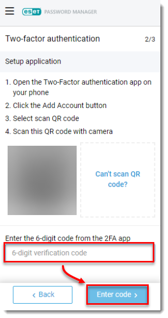 [KB7296] Enable or disable Two-Factor authentication using ESET Password Manager (3.x)