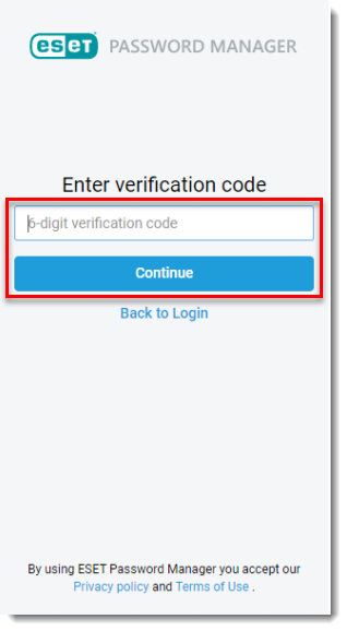 [KB7296] Enable or disable Two-Factor authentication using ESET Password Manager (3.x)