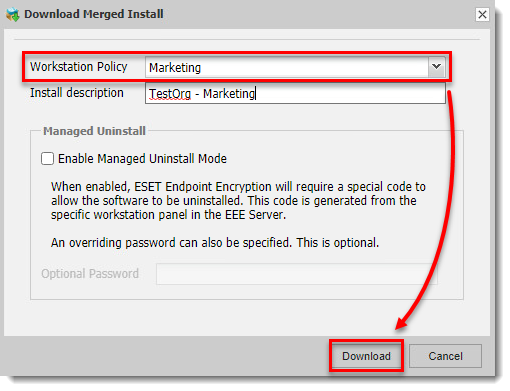 [KB7560] Configure managed users with no local storage access (Roaming Facility) using ESET ...