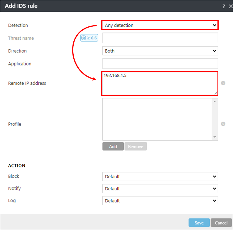 [KB7677] Create IDS rules for client workstations in ESET PROTECT or ...
