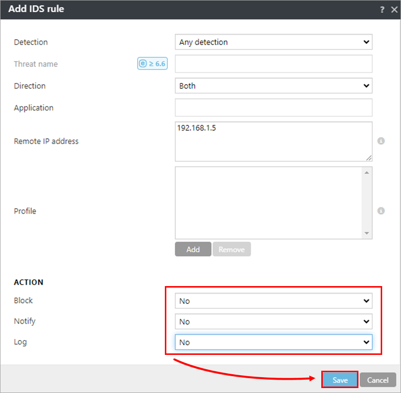 [KB7677] Create IDS rules for client workstations in ESET PROTECT or ...