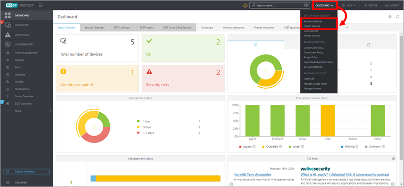 [KB7730] Deploy the ESET Management Agent and the ESET endpoint product ...