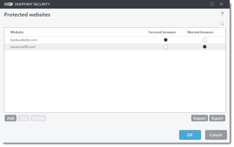 [KB7734] Enable and configure Secure Browser in ESET Endpoint Security ...