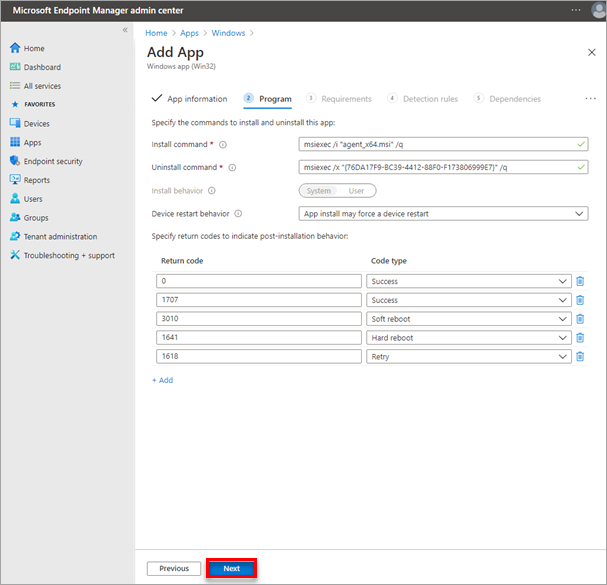 [KB7846] Deploy ESET Management Agent using Microsoft Intune/Microsoft ...