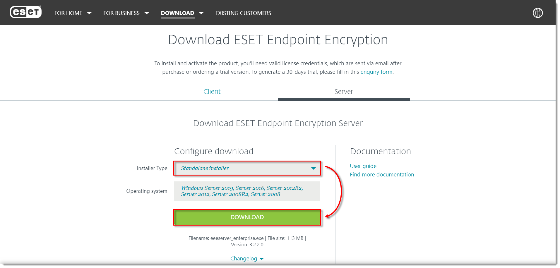[KB8015] Download ESET Endpoint Encryption Client, Server, or Reader