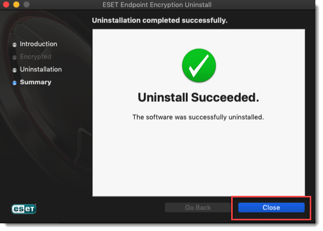 [KB8118] Remove ESET Endpoint Encryption FileVault on Mac Workstations