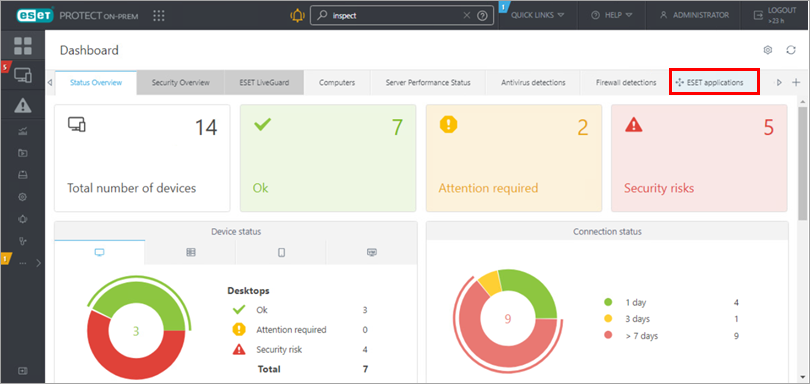 [KB8599] Update ESET Inspect Server through ESET PROTECT On-Prem