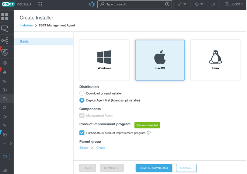 Kb8794 Deploy Eset Endpoint Security For Macos Via Microsoft Intune And Eset Protect