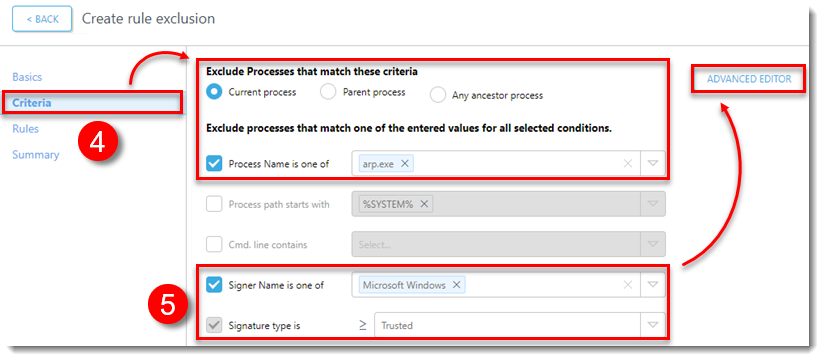 [KB7866] Add advanced exclusion for a grandparent process in ESET ...